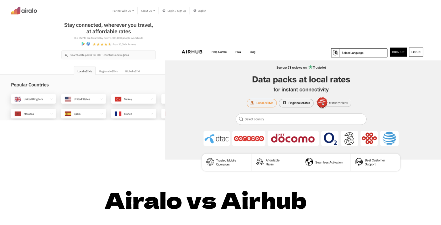 Airalo vs Airhub – Which eSim Should I Go For? - VisaClue